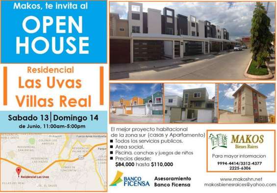 Open house las uvas (villas del real) en Distrito Central - Casas en ...